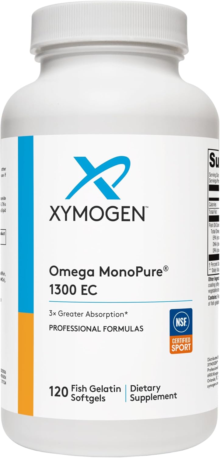 Omega MonoPure® 1300 EC 120 Softgels | XYMOGEN®